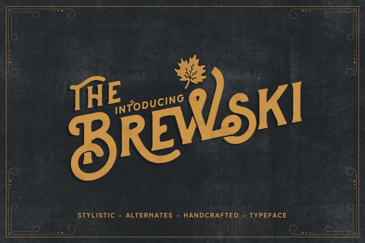 Brewski Regular czcionka | Czcionki.pro