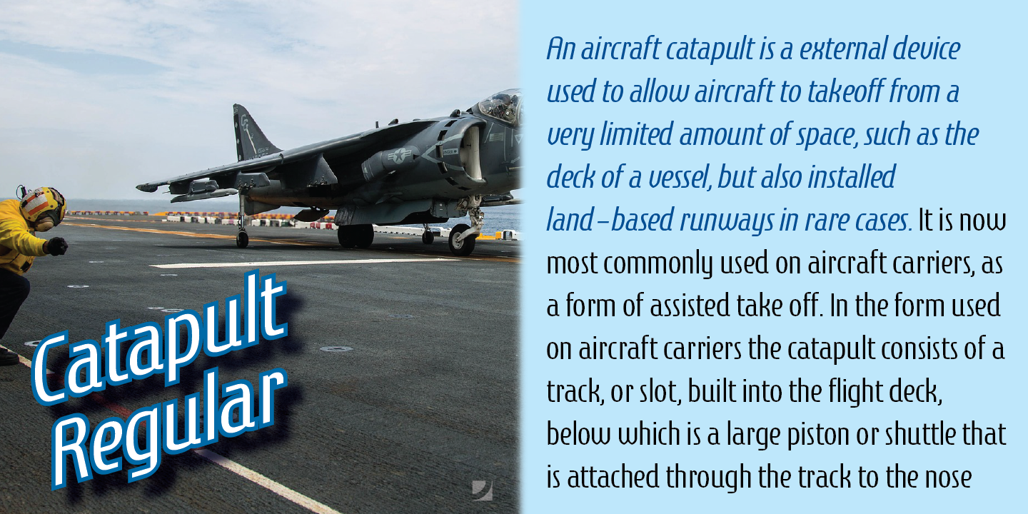 Catapult Light czcionka | Czcionki.pro